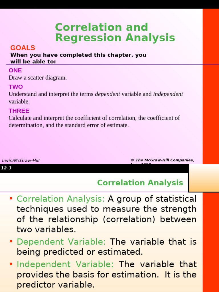 Correlation Analysis | PDF | Data Analysis | Statistical Analysis