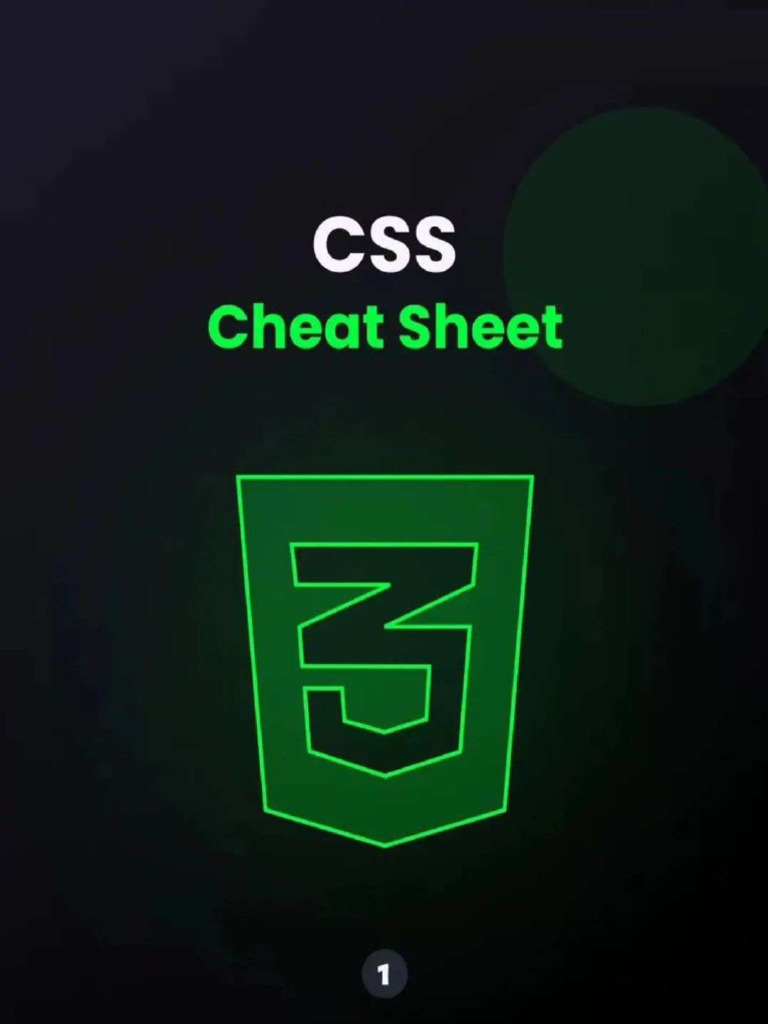 Css cheatsheet | PDF