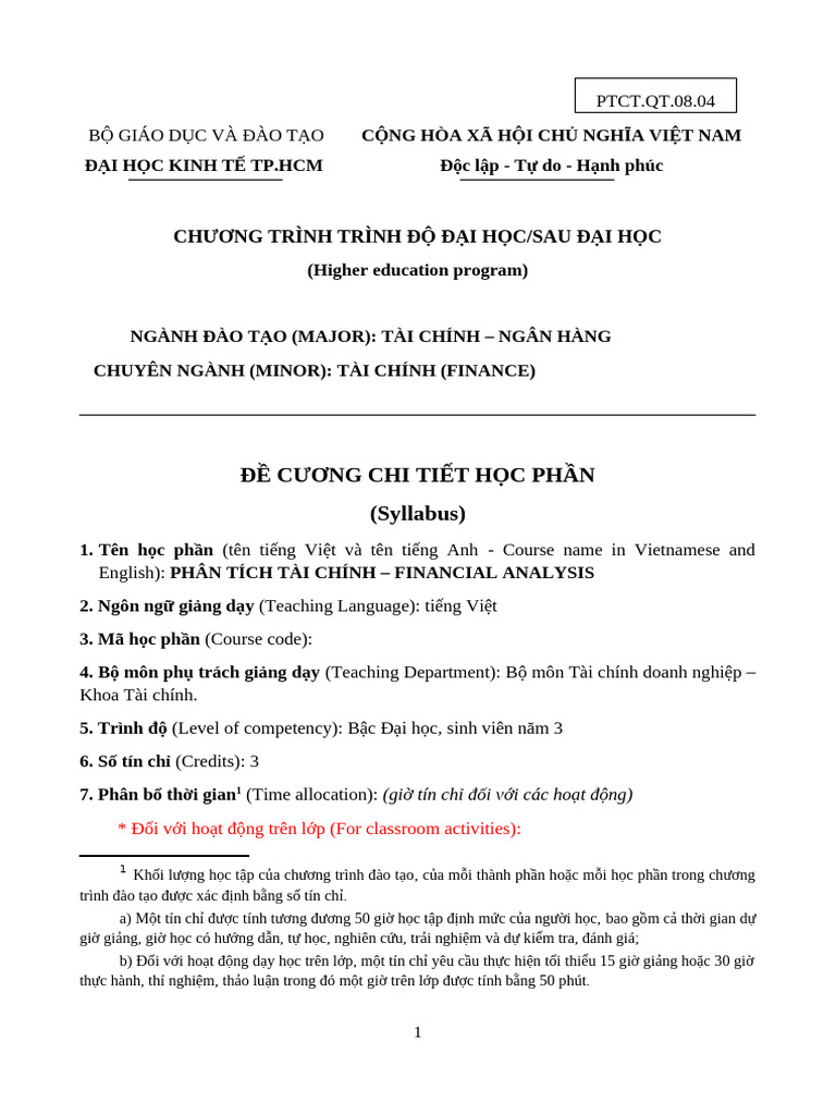 DeCuong PTTC HK1 2025 VHVL | PDF