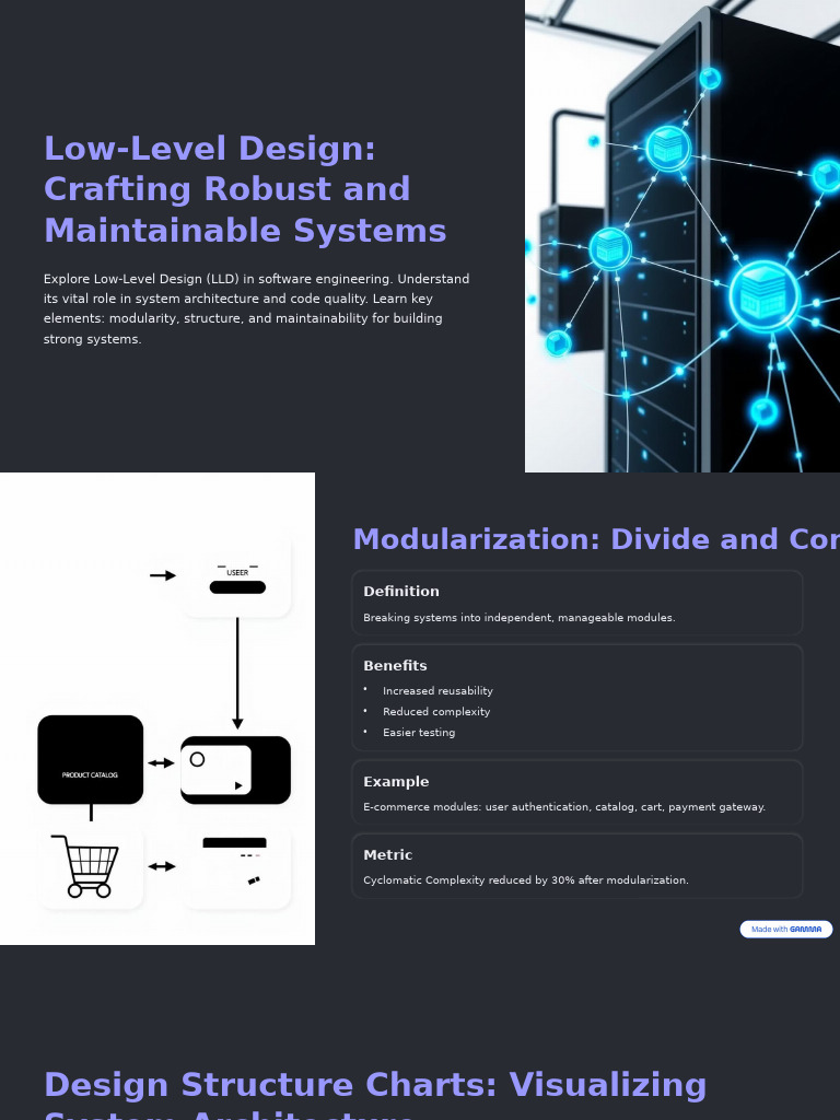 Low-Level-Design-Crafting-Robust-and-Maintainable-Systems | PDF | Modular Programming | System