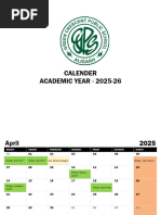 School Year Calendar Secondary | PDF