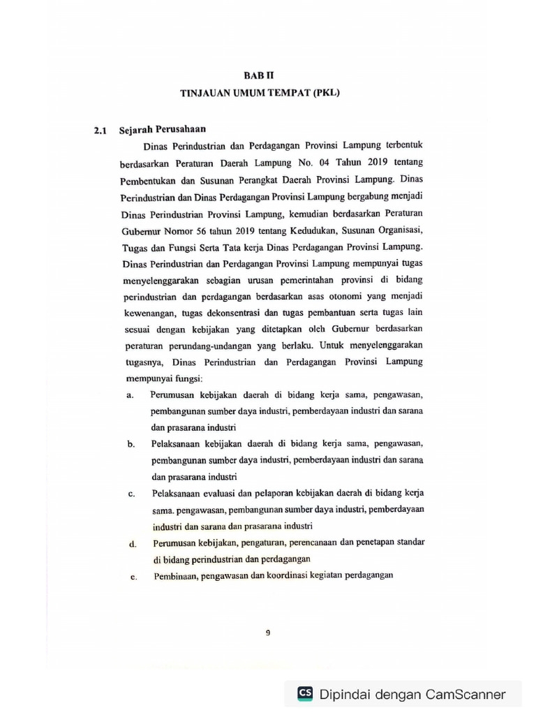 Sejarah Perindag | PDF