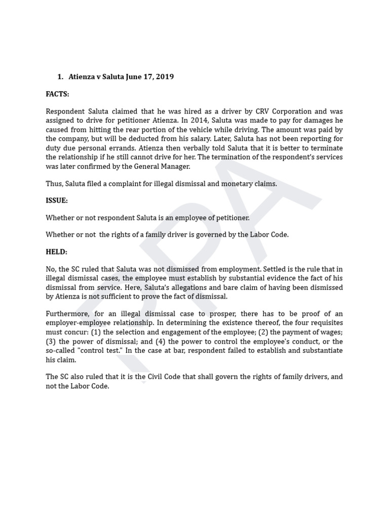 Atienza v. Saluta | PDF