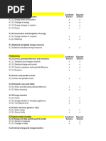 GCSE Combined Science Topic List | PDF | Biology | Chemical Reactions