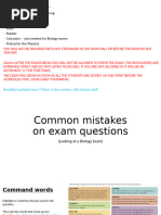 Exam Paper Format | PDF
