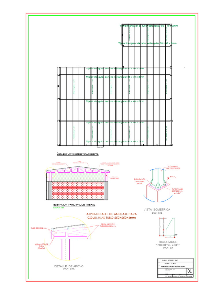 Plano de Estructuras Inkaberries-Model | PDF