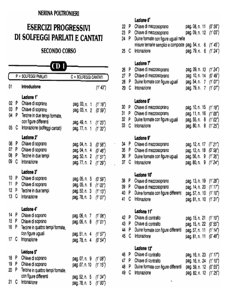 Piano dell'opera | PDF