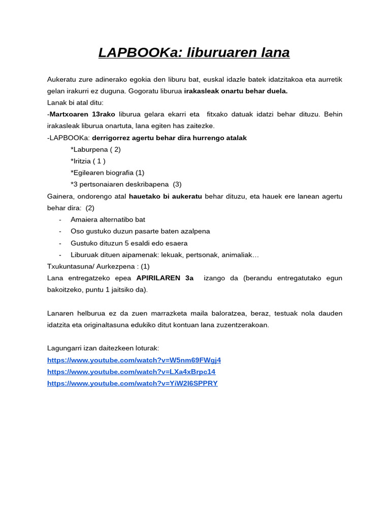 LAPBOOK | PDF