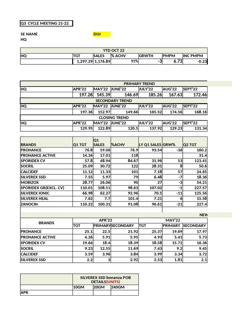 Se Review Format 22-23 Q3 | PDF