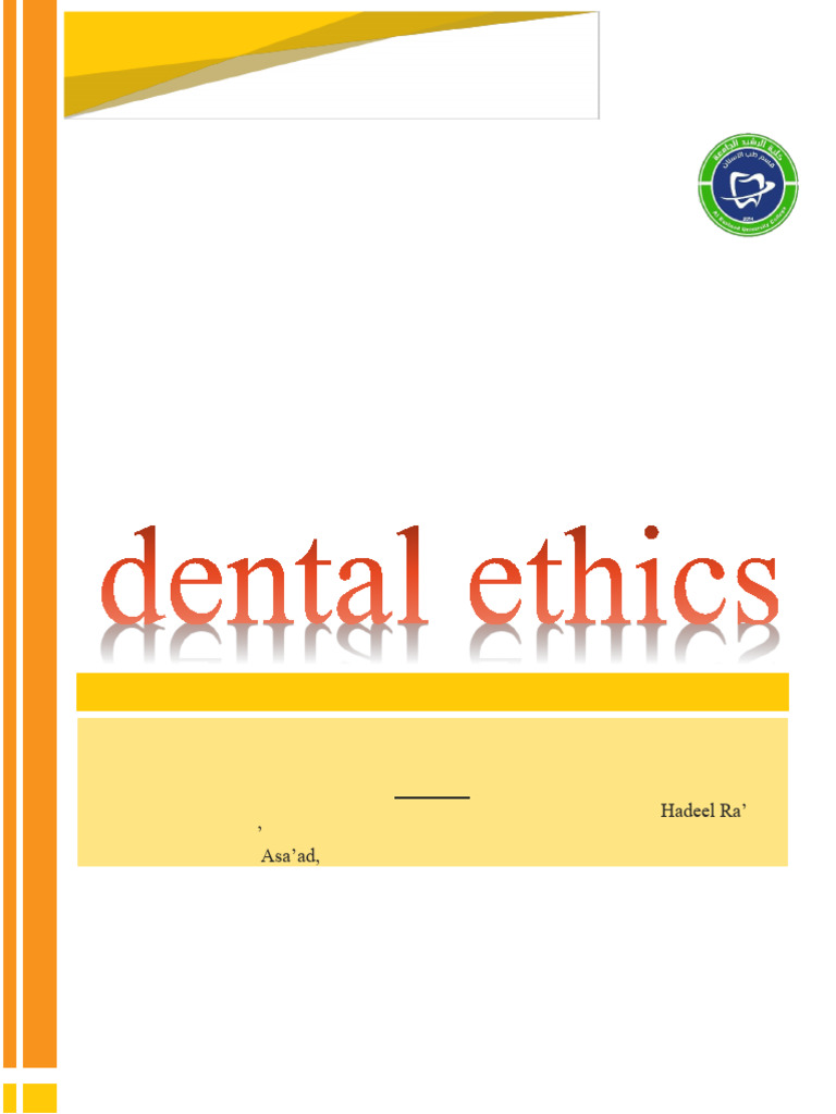 Dental Ethics Case Study 2 | PDF | Confidentiality | Infection