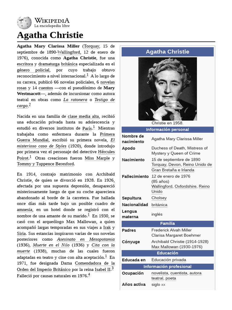 Agatha Christie | PDF | Agatha Christie | Poirot Hercule
