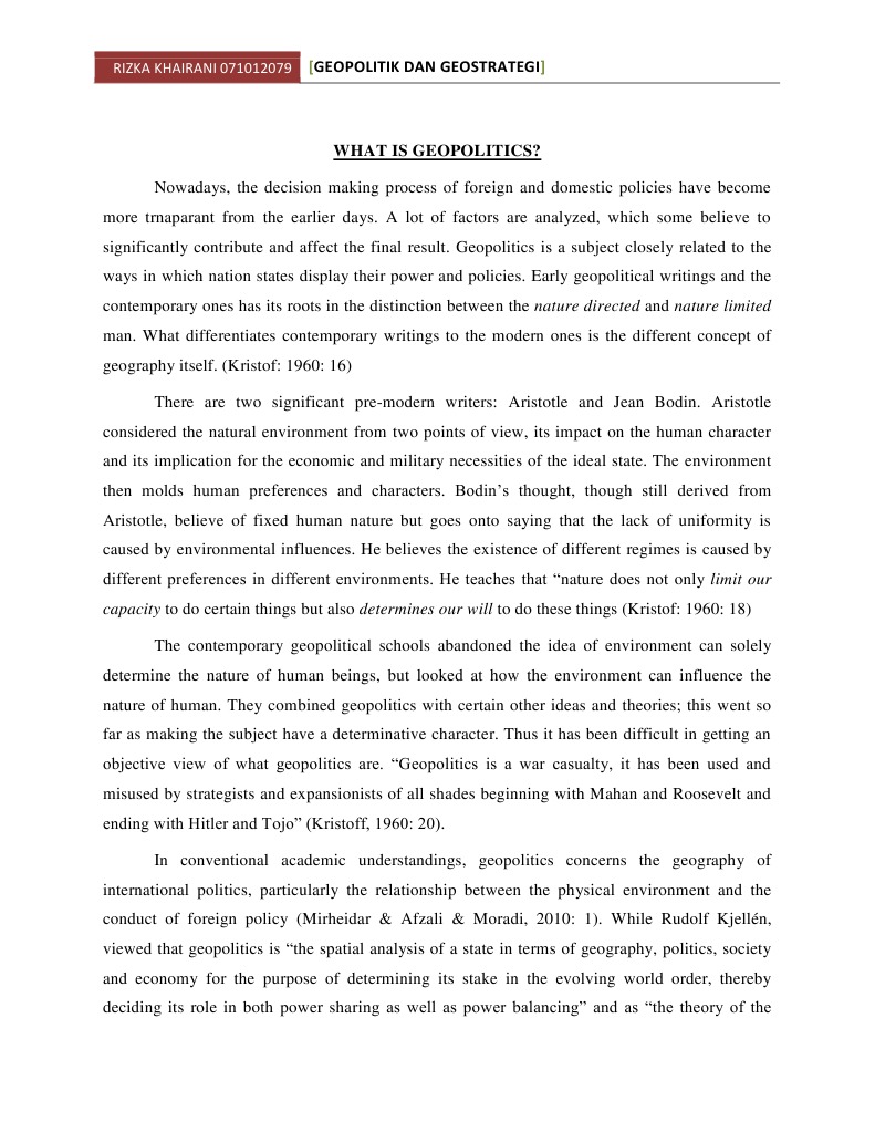 What Is Geopolitics | Download Free PDF | Geopolitics | International Relations