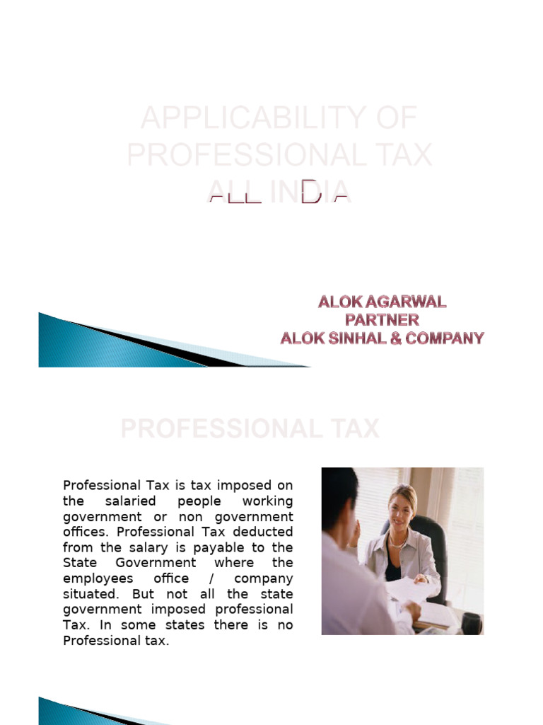 Overview of Professional Tax in India | PDF | Taxes | Government Finances