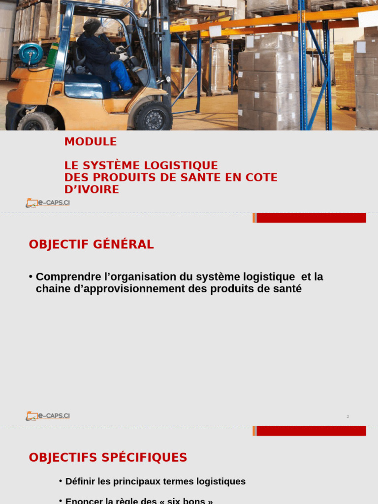 Management Globale Du Systeme Logistique ANNEE 1 CM | PDF | Logistique | Secteurs du service