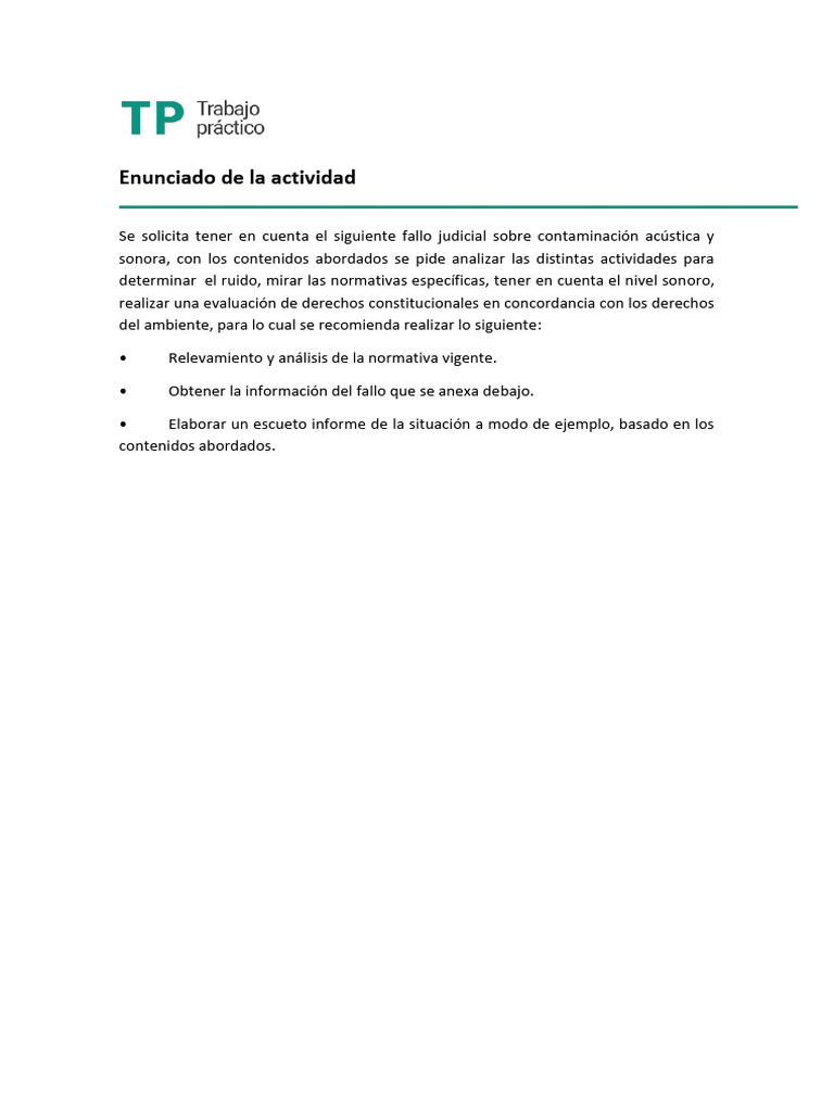 TP4 - Enunciado de La Actividad | PDF