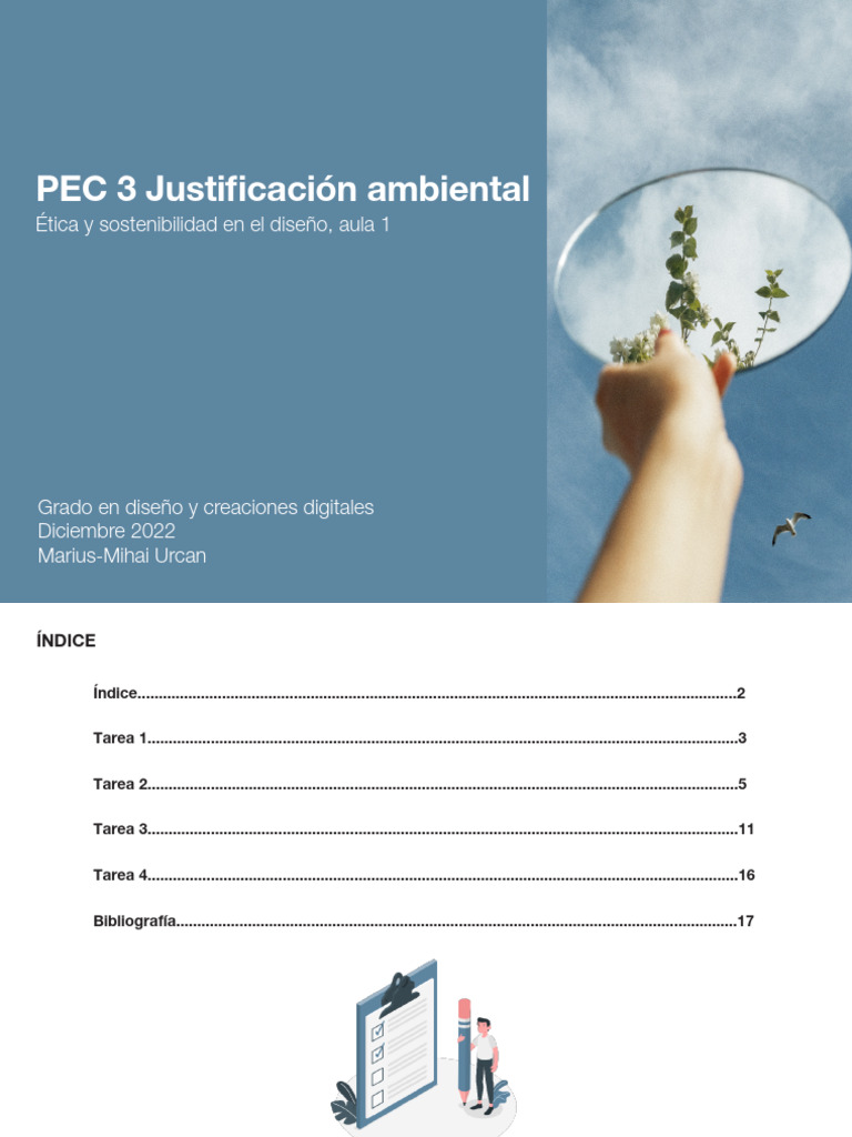 Pec 3 Etica | PDF | Lápiz | Reciclaje