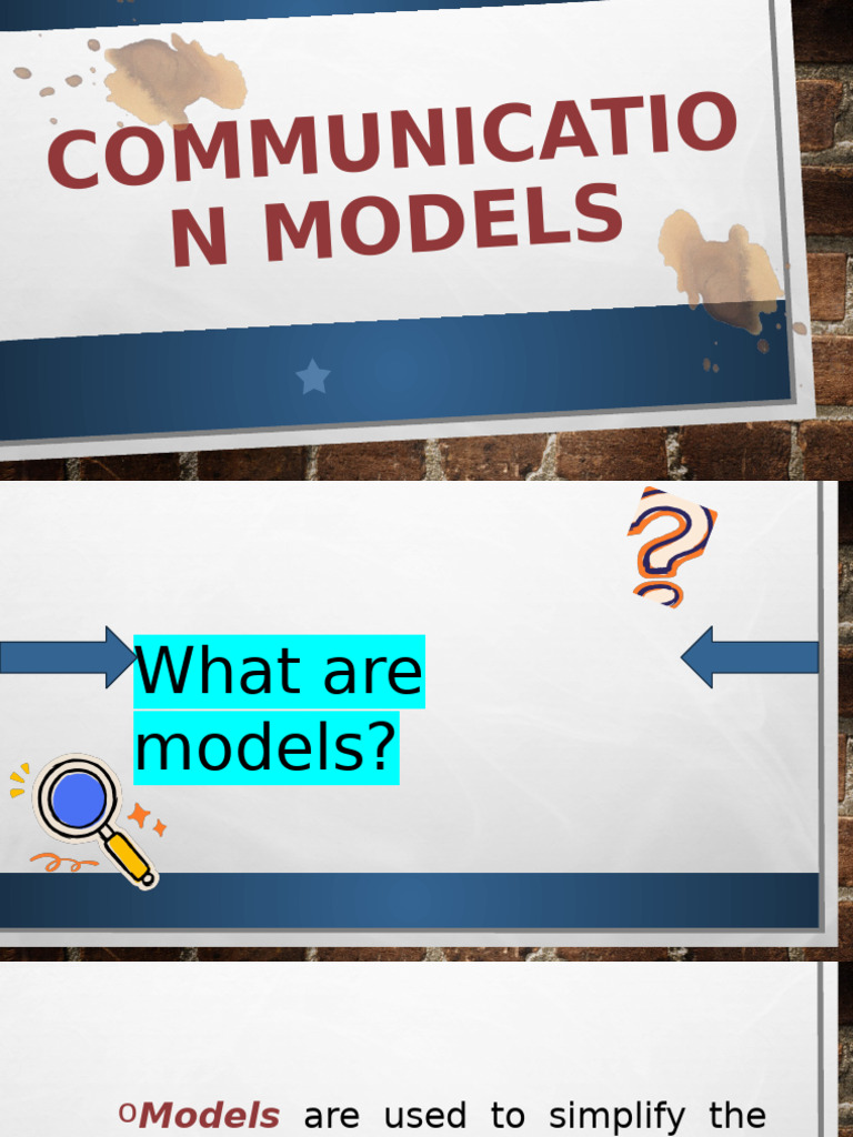 Communication Models | PDF