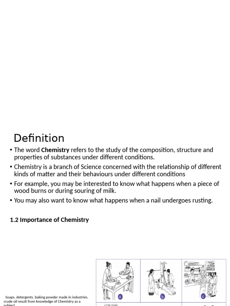 Chemistry S1 Notes | PDF