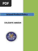 School Prefect Role Description | PDF | Career & Growth