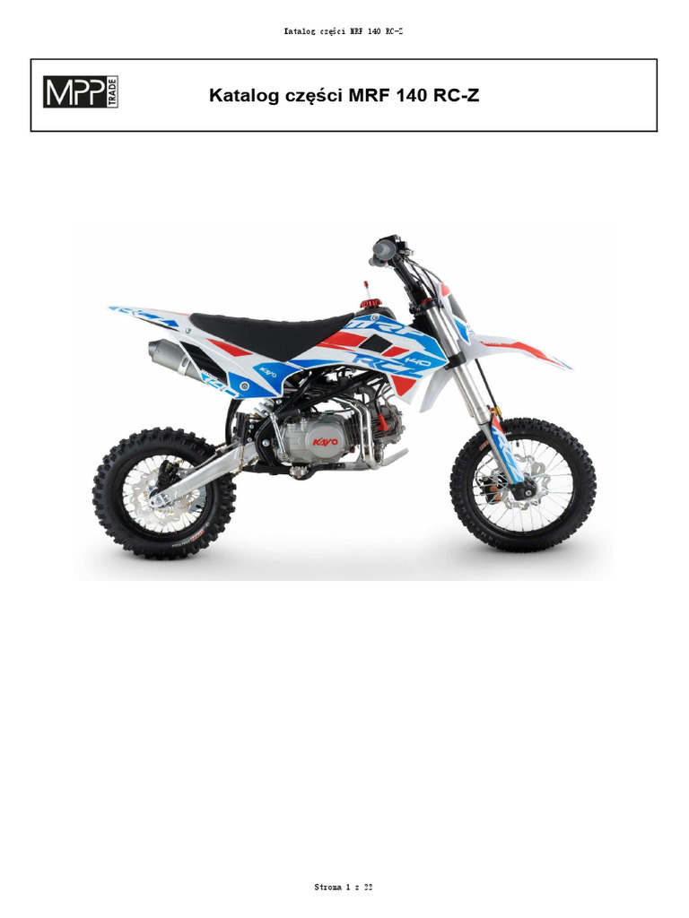 Katalog Części MRF 140 RC-Z | PDF