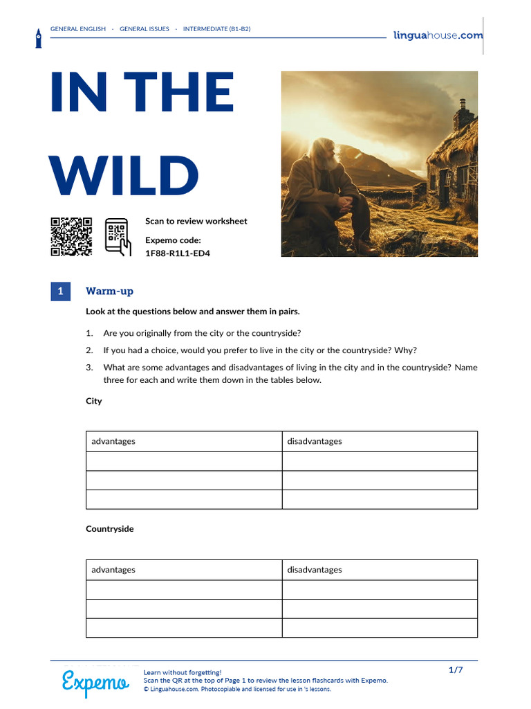 In The Wild British English Student B1 B2 | PDF