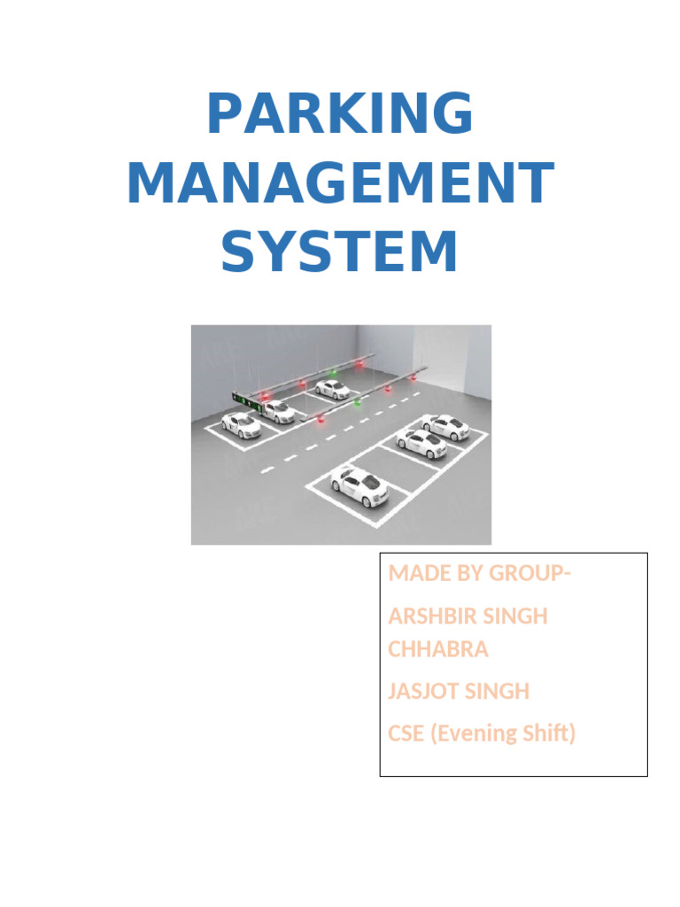 PARKIMG MANAGMENT COLLEGE PROJECT | PDF | Databases | Information Technology
