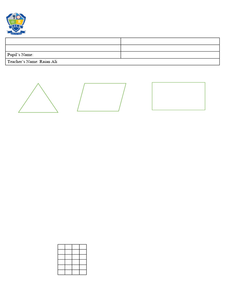 Mathematics Revision WS CH 10,14 | PDF