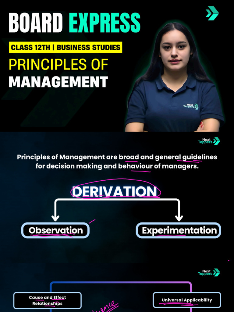 Principal of Management | PDF