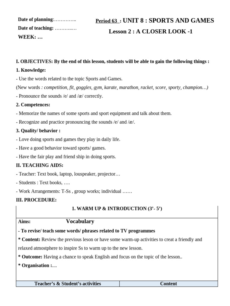 PHAM THI HA PHUONG K03 NEC_GLOBAL SUCCESS 6 UNIT 8 | PDF | Sports | Human Communication