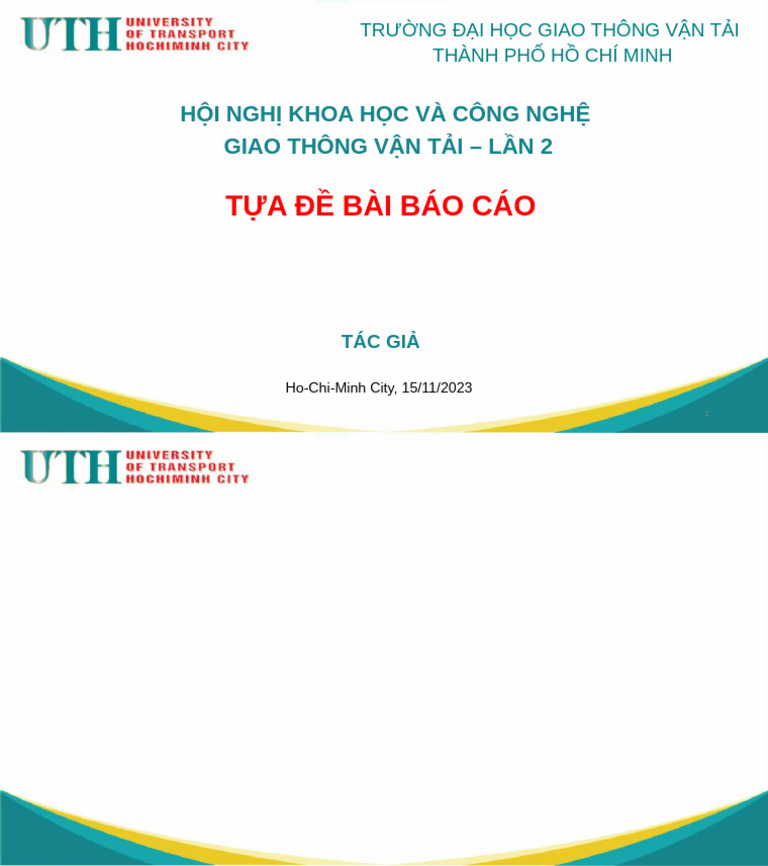 UTH PowerPoint Template | PDF