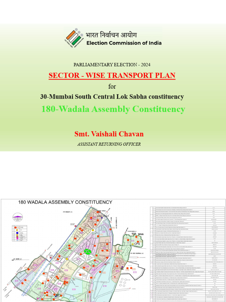 Wadala Transport Plan for Polling Stations | PDF | Public Transport