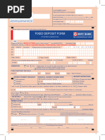 Fixed Deposit Premature Closure Form | PDF | Banks | Money