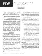 AIP Sample Paper | PDF | Microsoft Word | Page Layout