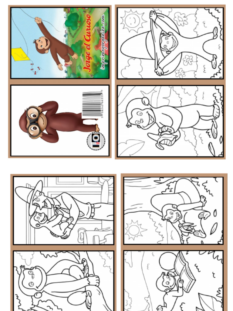 Coloreable Jorge El Curioso | PDF