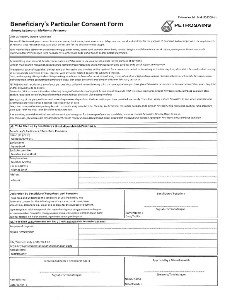 Beneficiary Form | PDF
