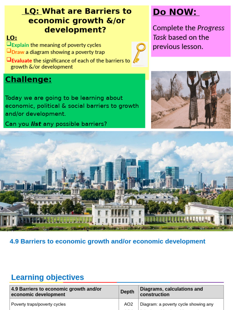 SV Barriers to Economic Growth & or Development | PDF | Poverty & Homelessness | Discrimination ...