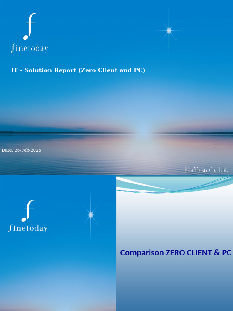 Compare Zero Client-Pc | PDF