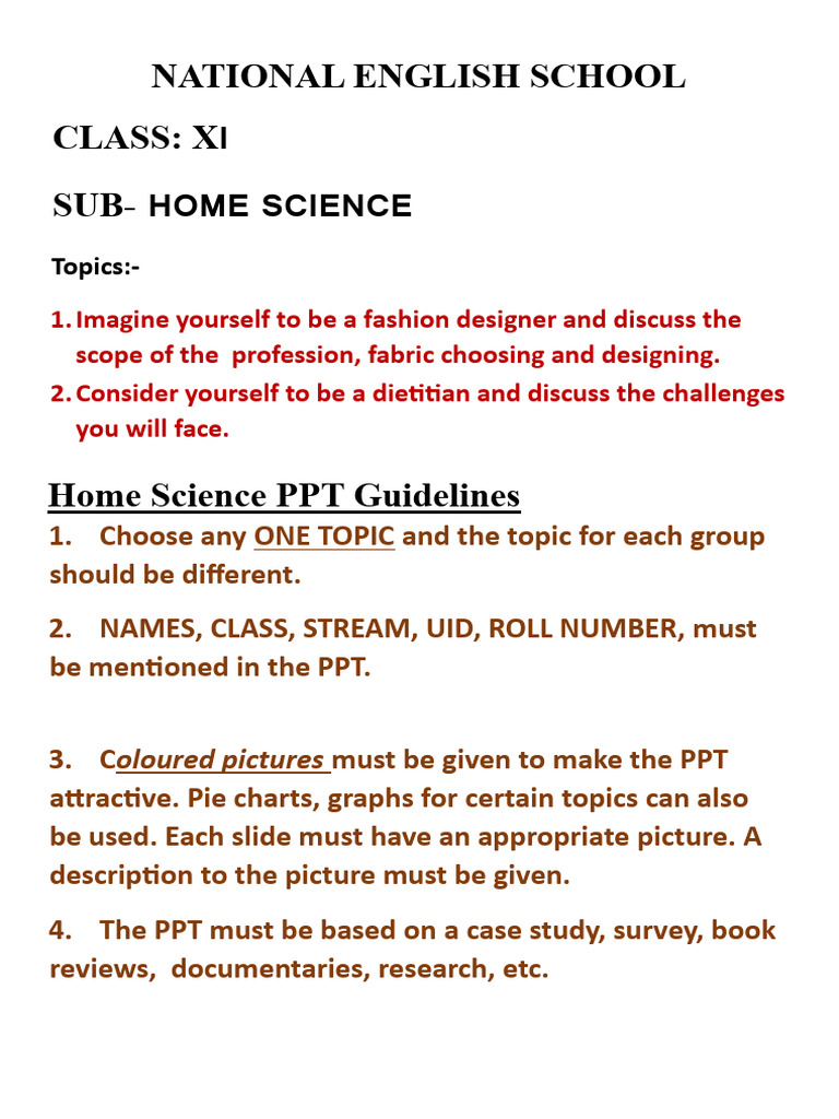 Class 11home Science Project 25-26 | PDF | Methodology | Cognition