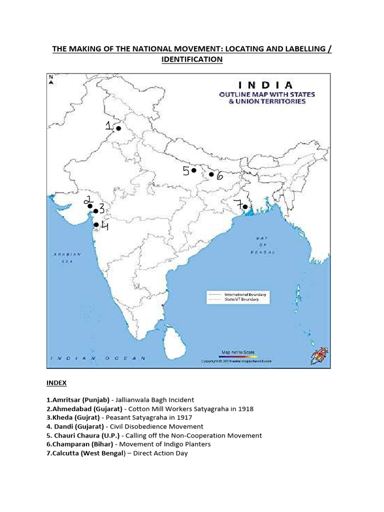 Map-National Movement | PDF