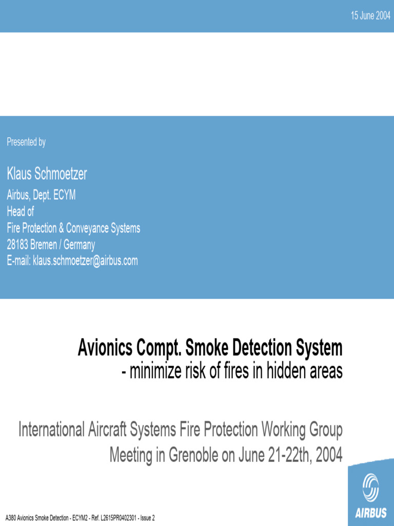 A380 Avionics Smoke Detection System | PDF | Transport | Aerospace