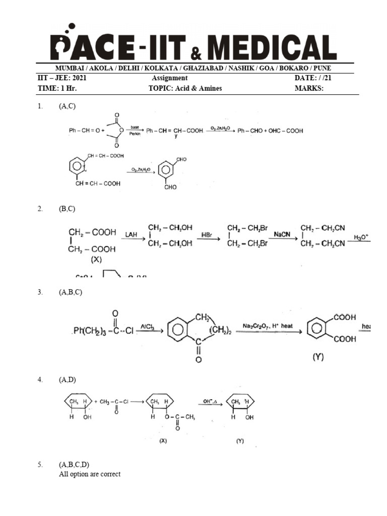 Acid & Amine-Solution | PDF