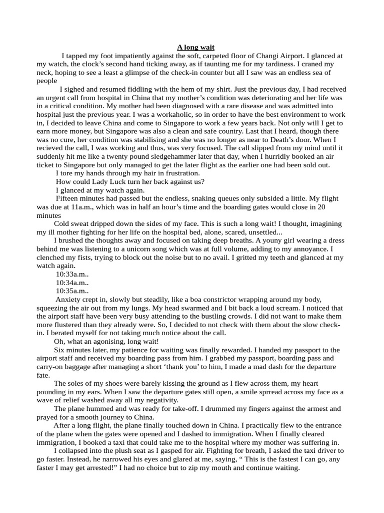 Regret After a Long Wait | PDF