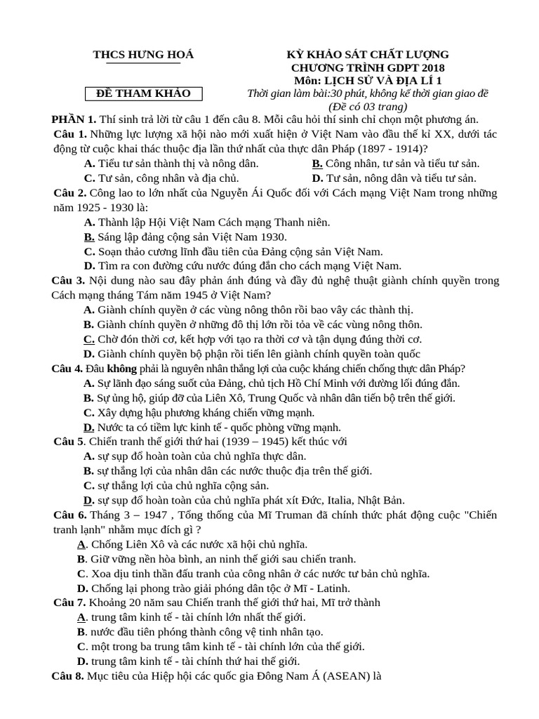 ĐỀ 2-THCS HHOA | PDF