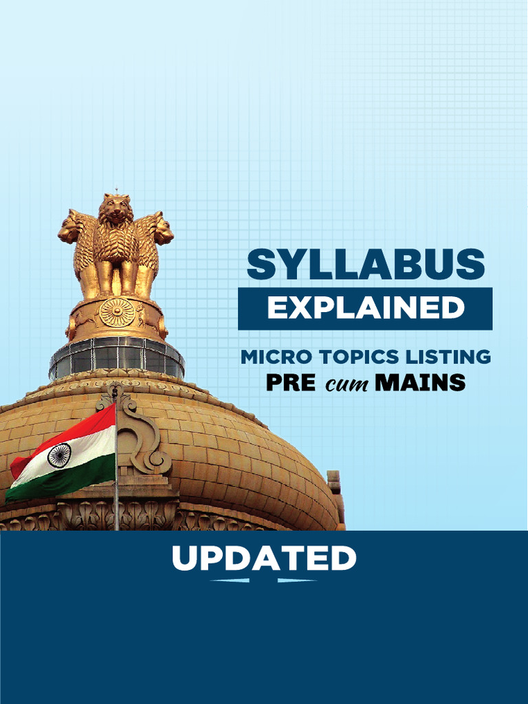 Uppcs Syllabus (New) | PDF
