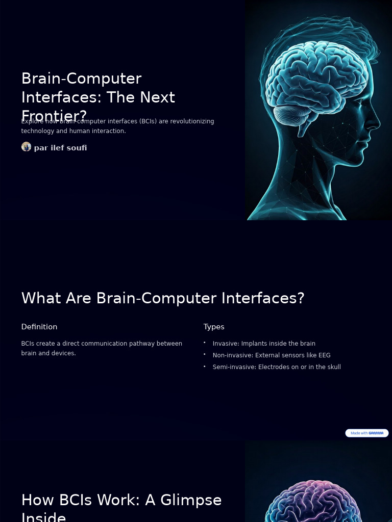 Brain Computer Interfaces The Next Frontier | PDF | Cognitive Science | Computing