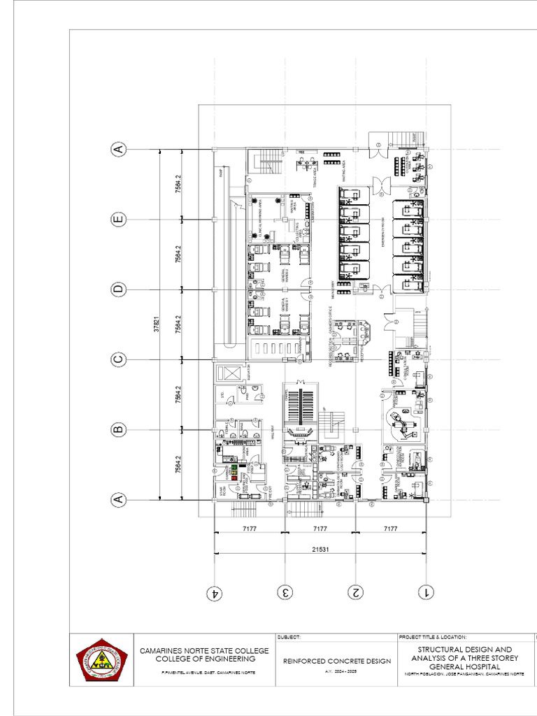 Structural Design of a General Hospital | PDF