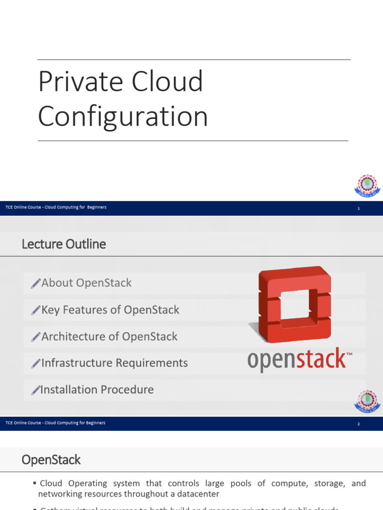 OpenStack Basics for Beginners | PDF | Open Stack | Cloud Computing