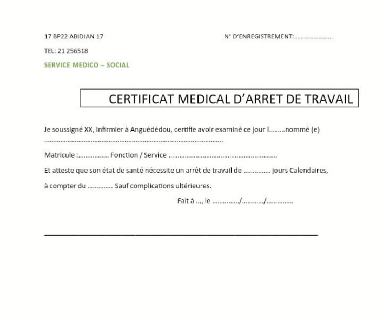 certificat_medical_arret_travail | PDF