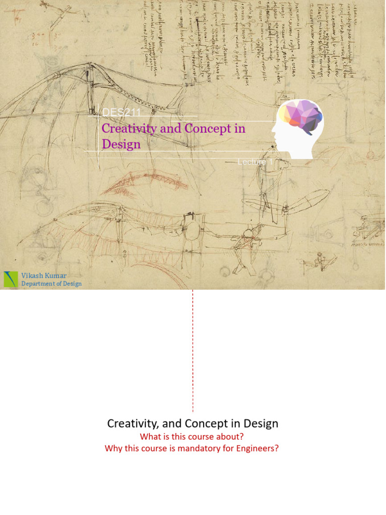 L1 Introduction To Course | PDF | Creativity | Design