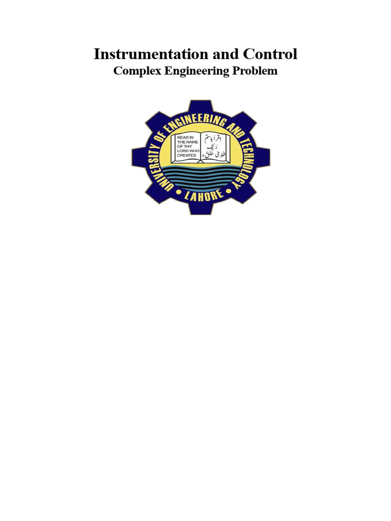 Complex Engineering Problems in Control | PDF